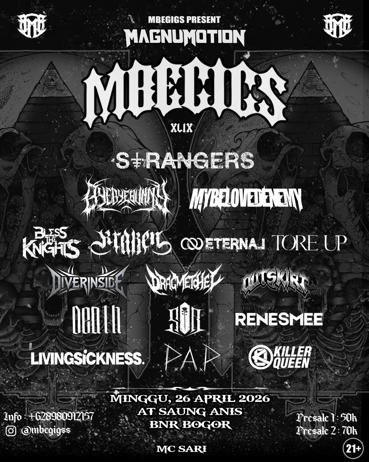 Mbe Gigs Vol. 49 Segera Digelar: Intip Line-Up Lengkap dan Harga Tiket ...